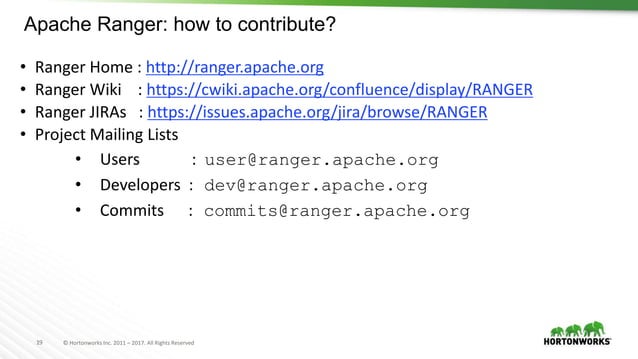 Extending Apache Ranger Authorization Beyond Hadoop: Review of Apache Ranger Extensibility ...