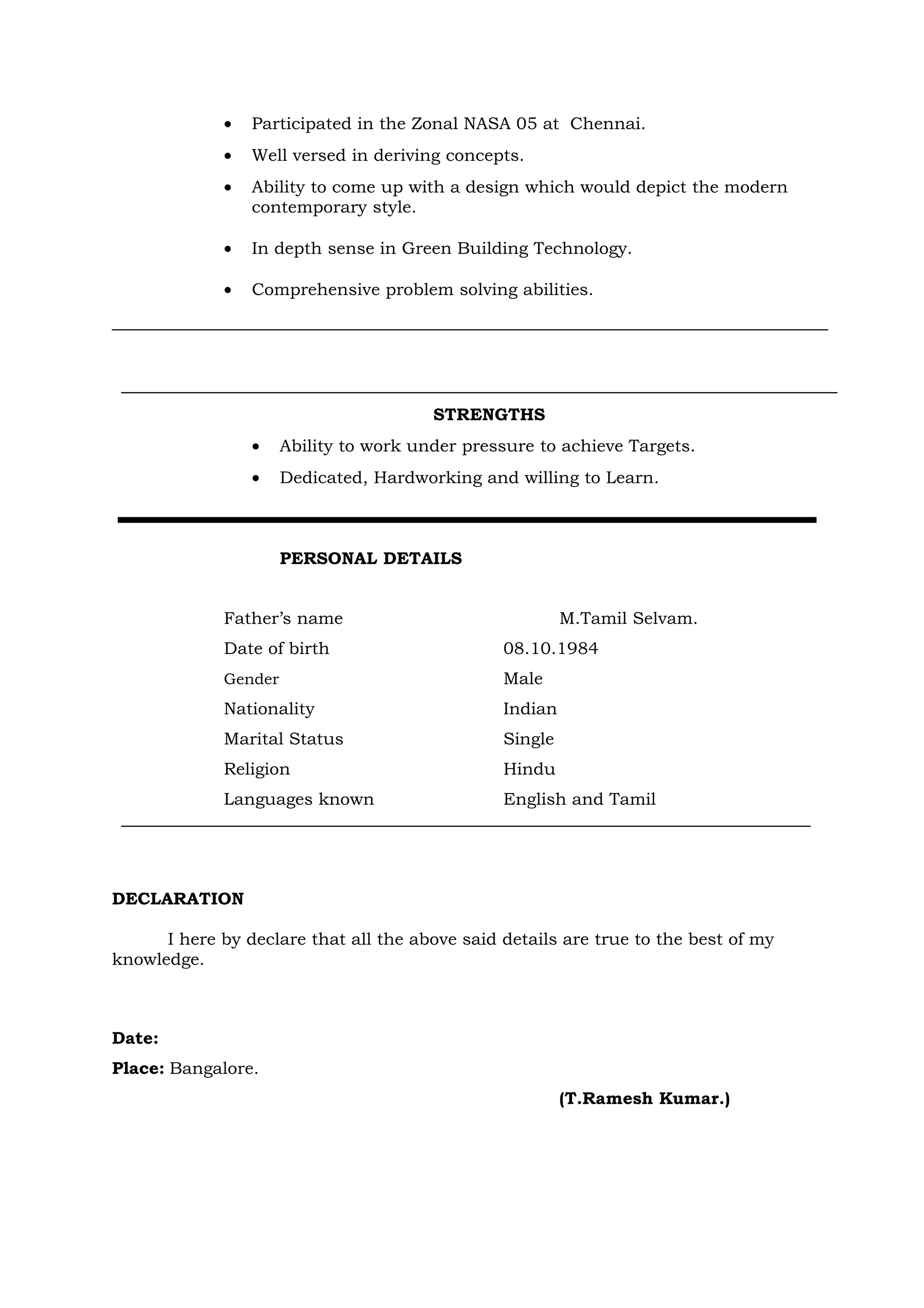 Ramesh New Resume | DOC