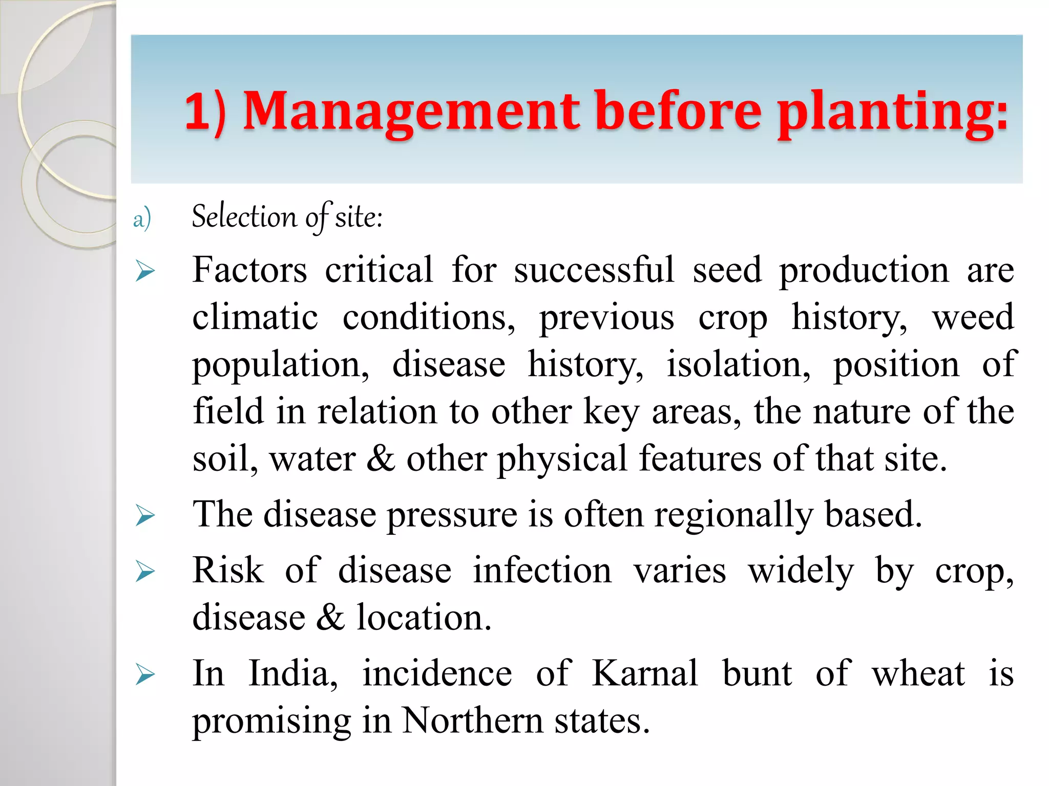 SEED BORNE DISEASES | PPTX