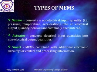 MEMS and Solar Sail for Space Application | PPT
