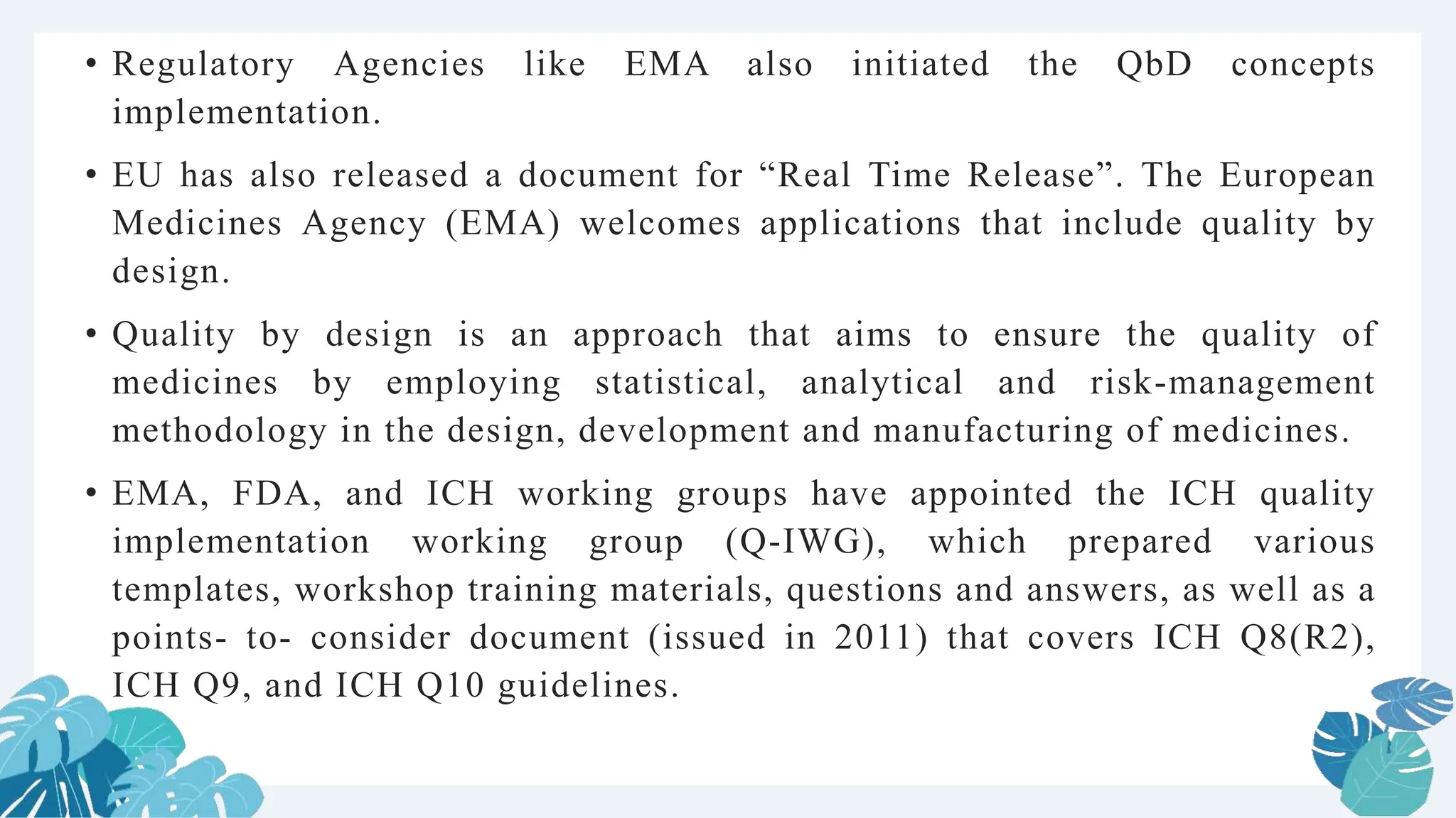 Quality-by-Design In Pharmaceutical Development | PPTX