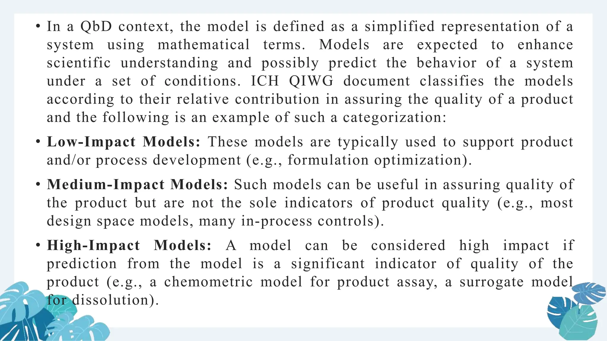 Quality-by-Design In Pharmaceutical Development | PPTX