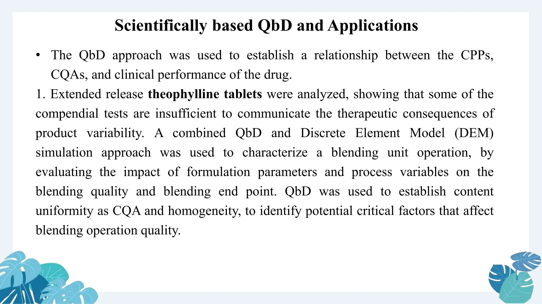 Quality-by-Design In Pharmaceutical Development | PPTX
