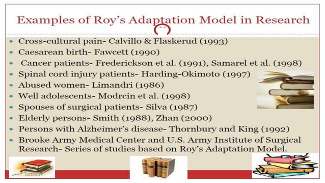 Sister Callista ROY adaptation model | PPTX