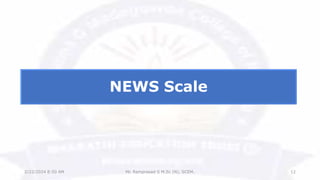 NATIONAL EARLY WARNING SCORE AND recognition of criticality of illness ...