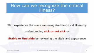 NATIONAL EARLY WARNING SCORE AND recognition of criticality of illness ...