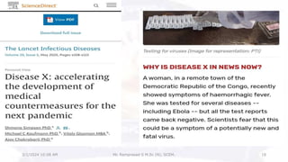 ram forum 3.pptx Disease X the upcoming pandemic | PPTX