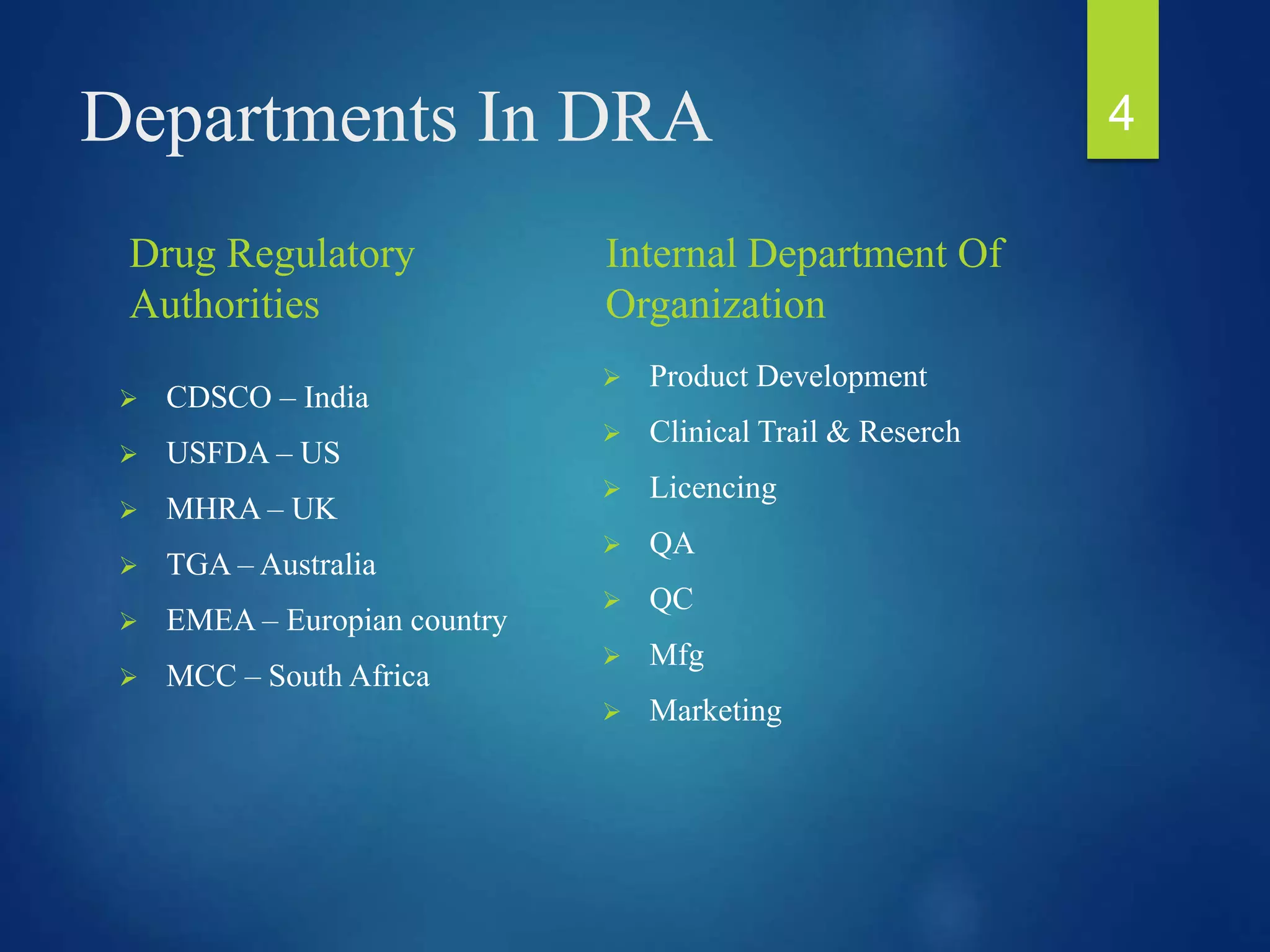 REGULATORY AFFAIRS & MASTER FORMULA RECORD | PPTX