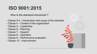 ISO 9001:2008 AND ISO 9001:2015 | PPTX