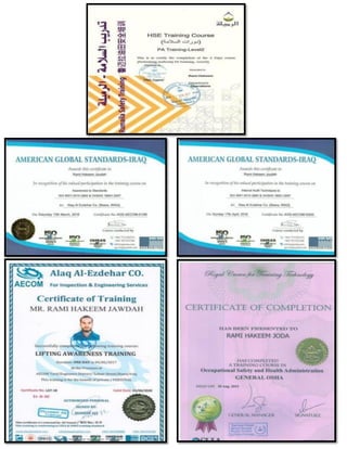 Rami lifting & hoisting supervisor cv | PDF