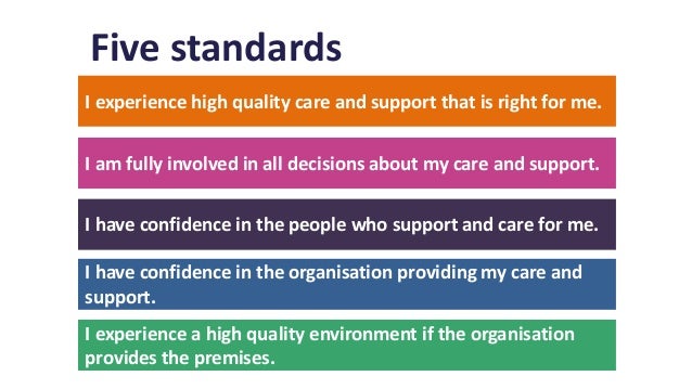 Scotland's new care standards