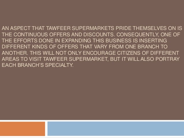 Rami Bitar New Branch Tawfeer Supermarket | PPT