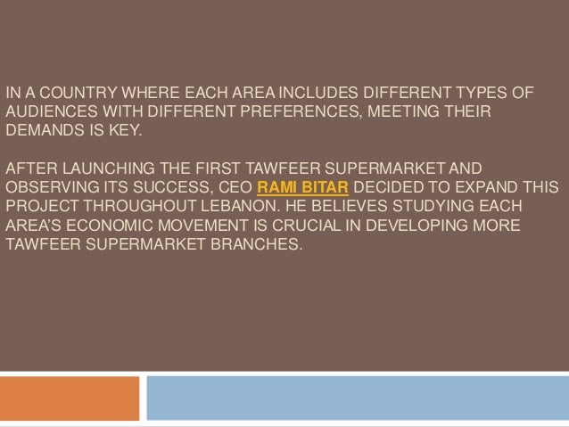 Rami Bitar New Branch Tawfeer Supermarket.pptx