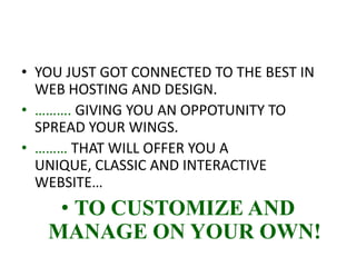 Ram ict web design | PPSX | Web Development | Internet