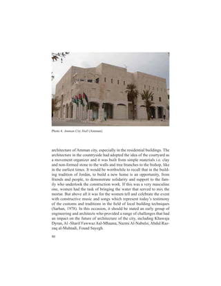 Amman Architecture between Antiquity and Modernity | PDF
