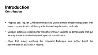 consistency regularization for generative adversarial networks_review | PDF