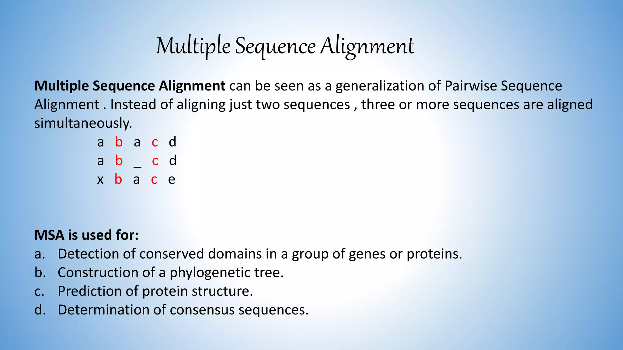 protein sequence analysis | PPTX