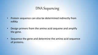 protein sequence analysis | PPTX