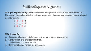 protein sequence analysis | PPTX