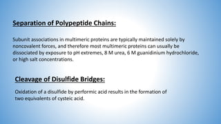 protein sequence analysis | PPTX