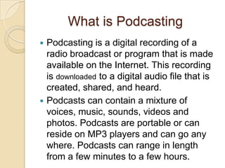 Podcasting by Ramin | PPT