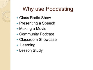 Podcasting by Ramin | PPT