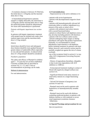 Ramipril 10mg tablets smpc taj pharmaceuticals | PDF