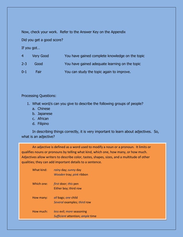 module in english grade 8 | PDF