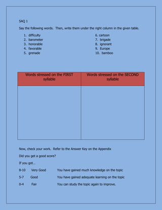 module in english grade 8 | PDF