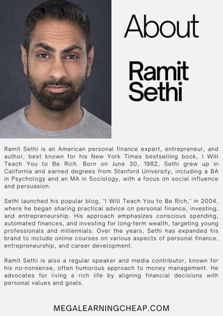Access the Full Ramit Sethi Courses Bundle | PDF