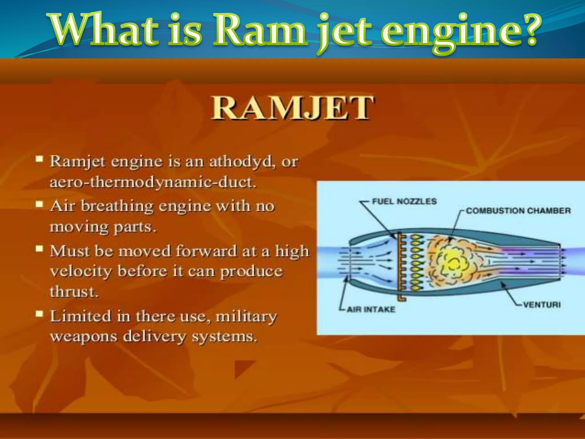 Ramjet engines | PPTX