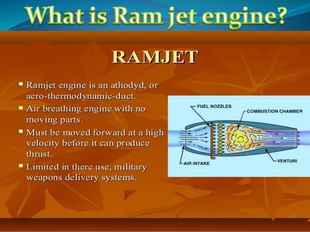 Ramjet engines