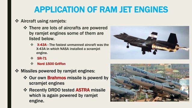 Ram jet propulsive engine | PPTX