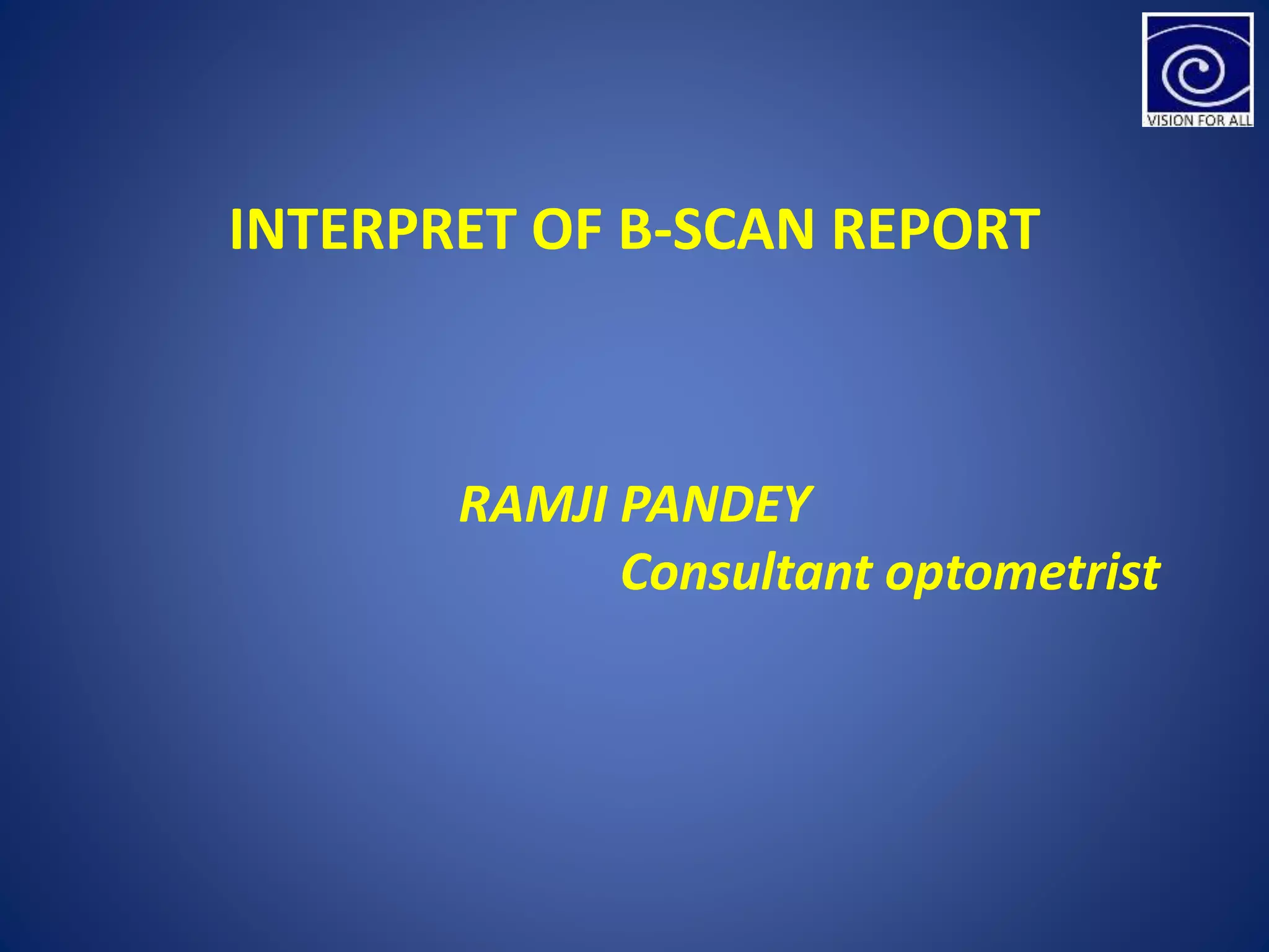 B scan ppt | PPTX