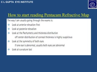 corneal topography by ramji pandey ...C L GUPTA eye institute | PPTX