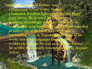 Vaikom Muhammad Basheer | PPTX