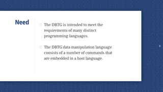DBTG MODEL | PDF