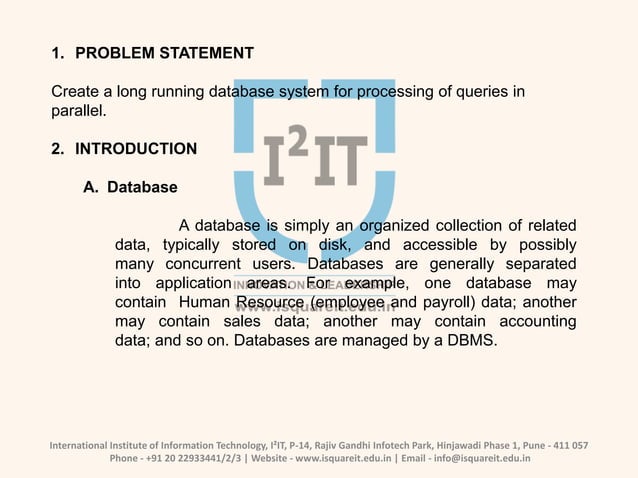 Database Query Optimization | PPTX | Databases | Computer Software and Applications