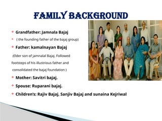 Presentation in Rahul bajaj and about bajaj com | PPT