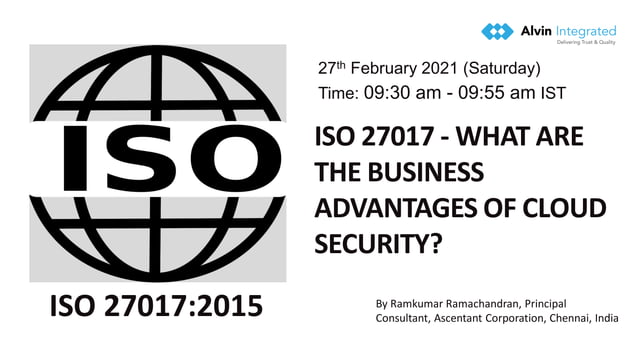 ISO 27017 – What are the Business Advantages of Cloud Security? | PDF | Cloud Computing | Internet
