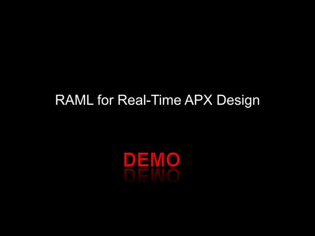 RAML - APIs By Design | PPTX