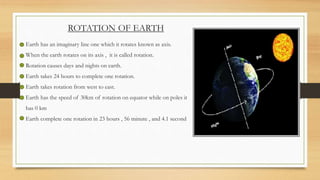 EARTH IN SOLAR SYSTEM | PPTX