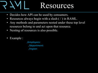 Design API using RAML - basics | PPT