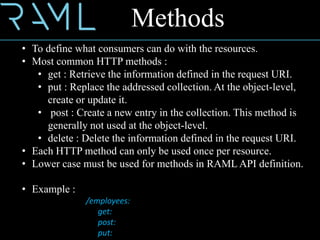 Design API using RAML - basics | PPT