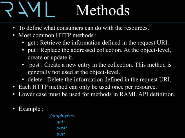 Design API using RAML - basics | PPT