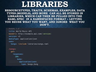 Raml basic tutorial | PPT