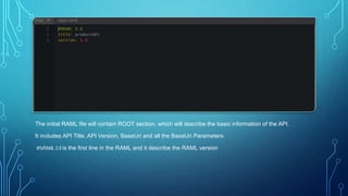 Raml part 1 | PPT
