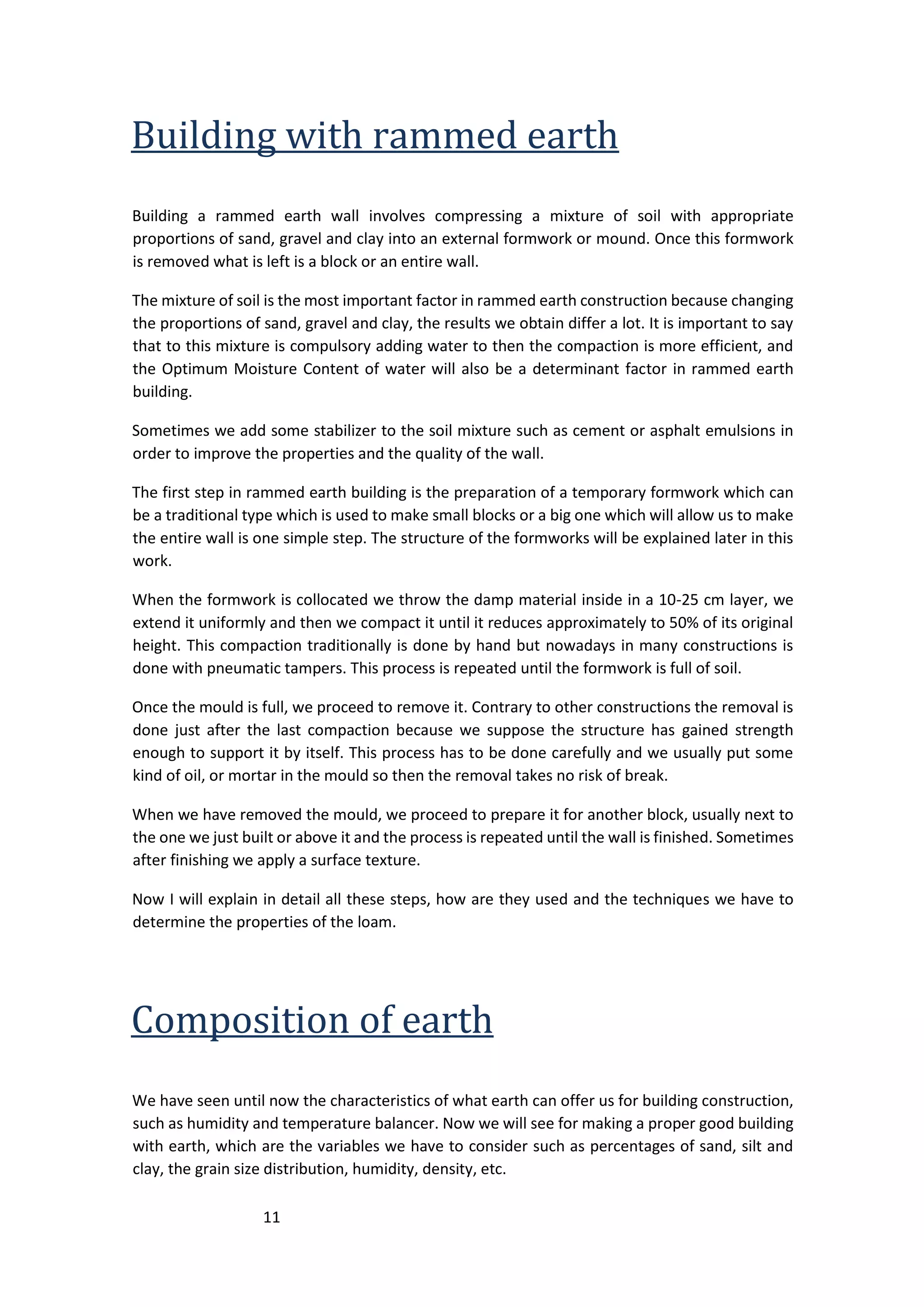 Rammed earth | PDF