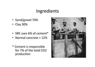 Presentation of Rammed Earth technique | PDF