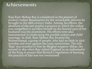 Raja Ram Mohan roy | PPTX